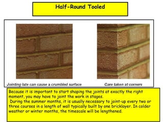 Jointing & Pointing Brick & Blockwork | PPT