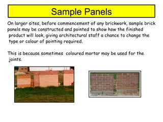 Jointing & Pointing Brick & Blockwork | PPT