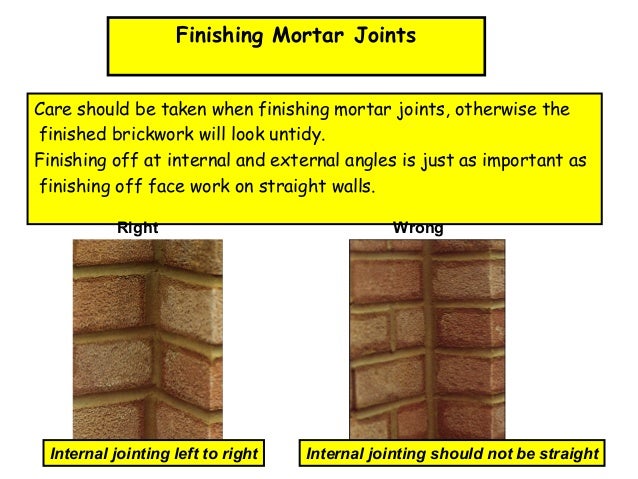 Jointing & Pointing Brick & Blockwork