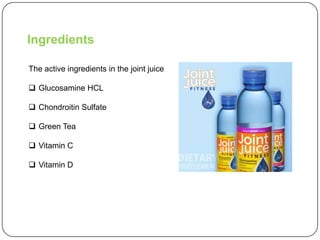 Joint juice-Relieving joint pains | PPTX