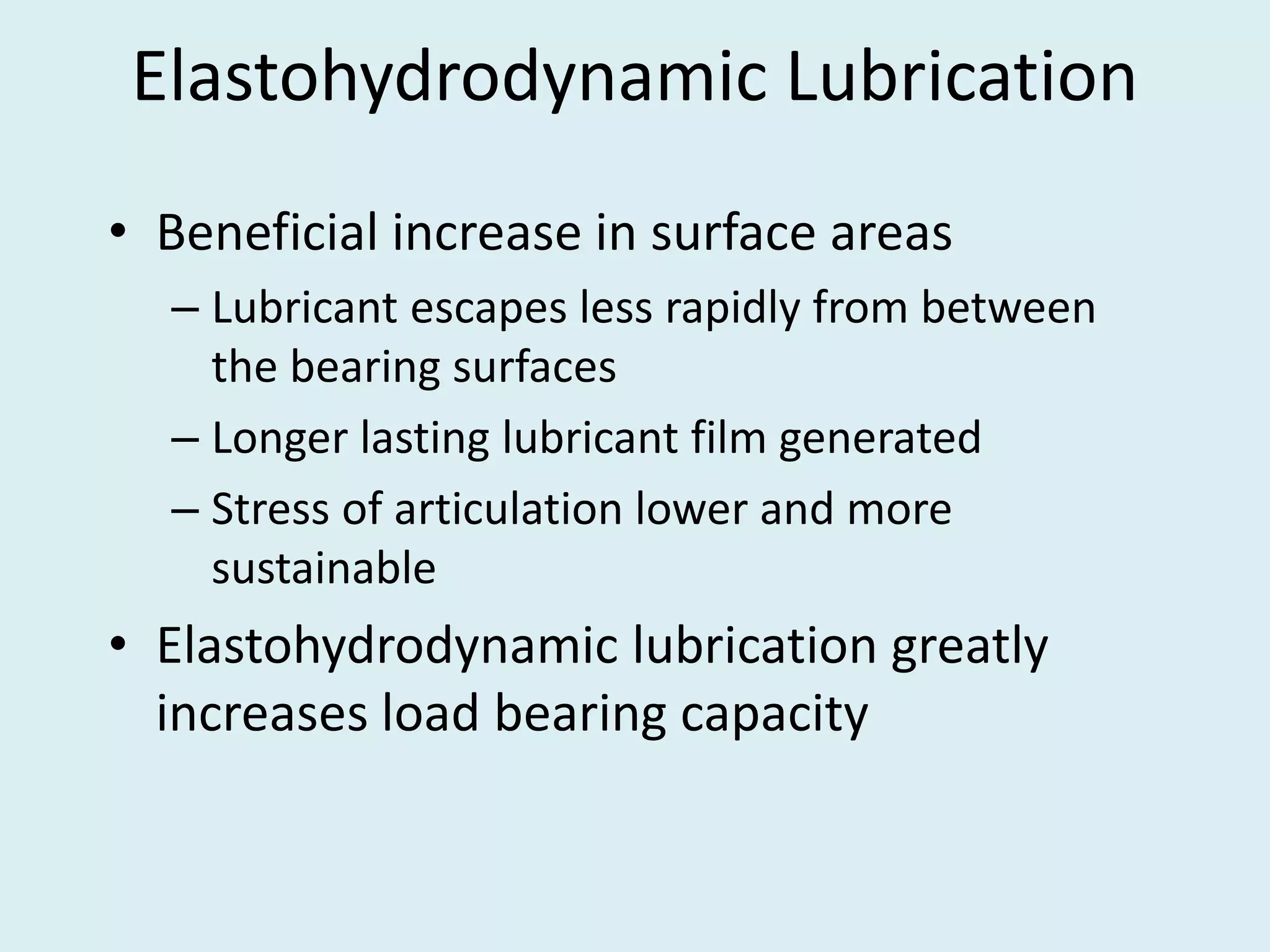 Joint lubrication by dr debasis mukherjee | PPTX | Physics | Science