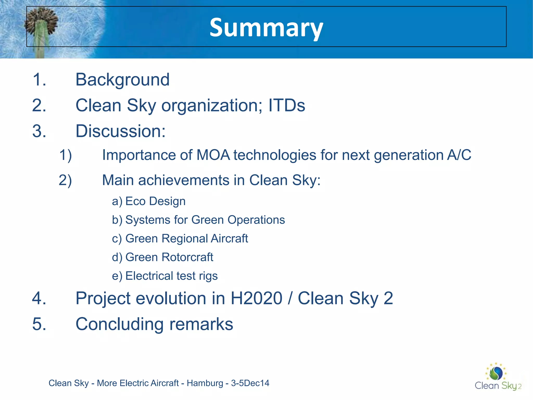 Clean Sky Projects on the More Electric Aircraft | PDF
