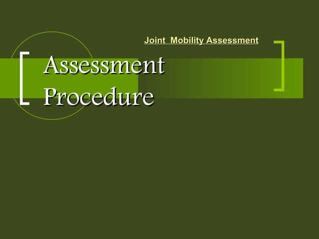Joint+mobility+assessment | PPS