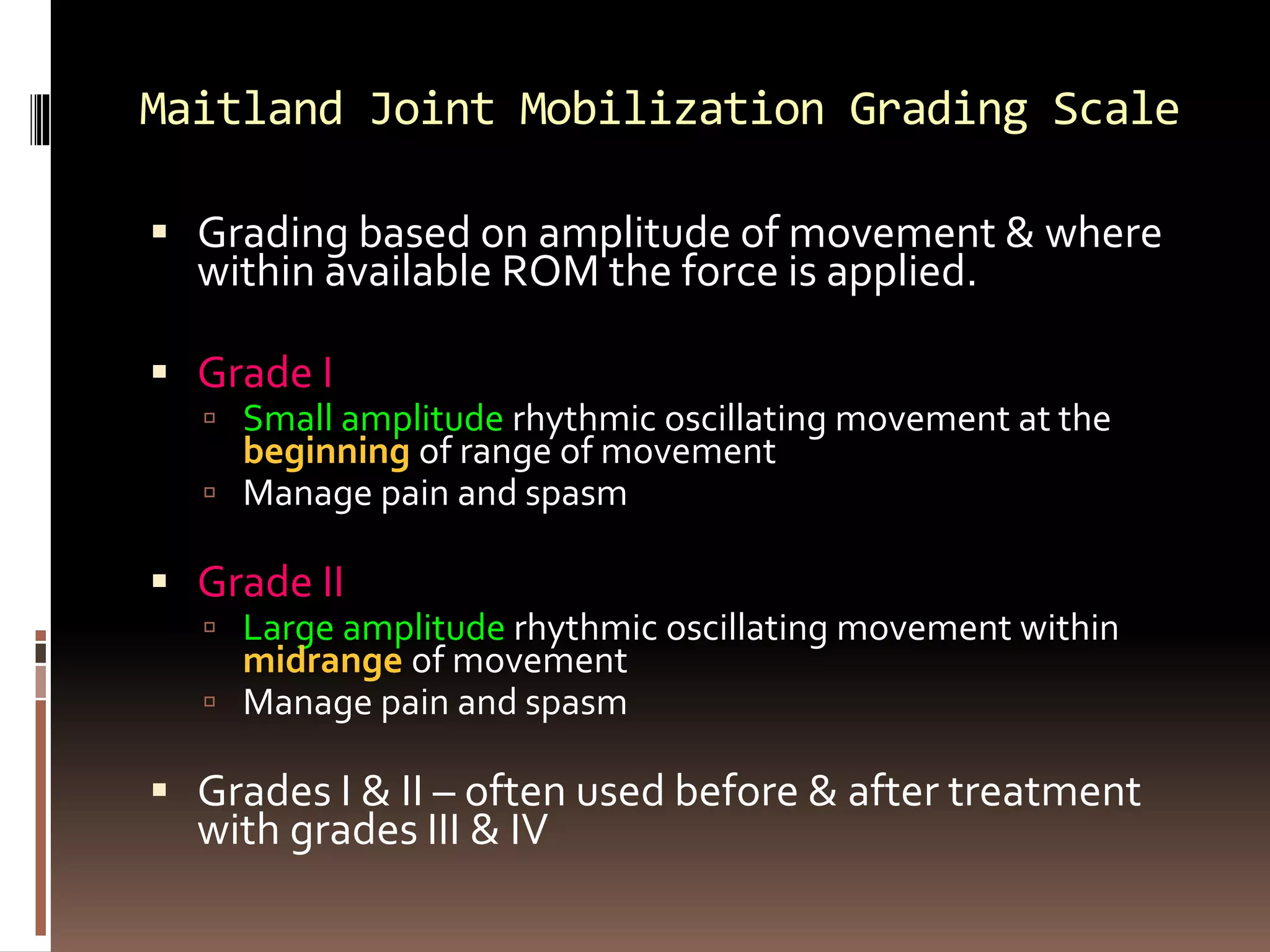 Joint mobilization | PPT