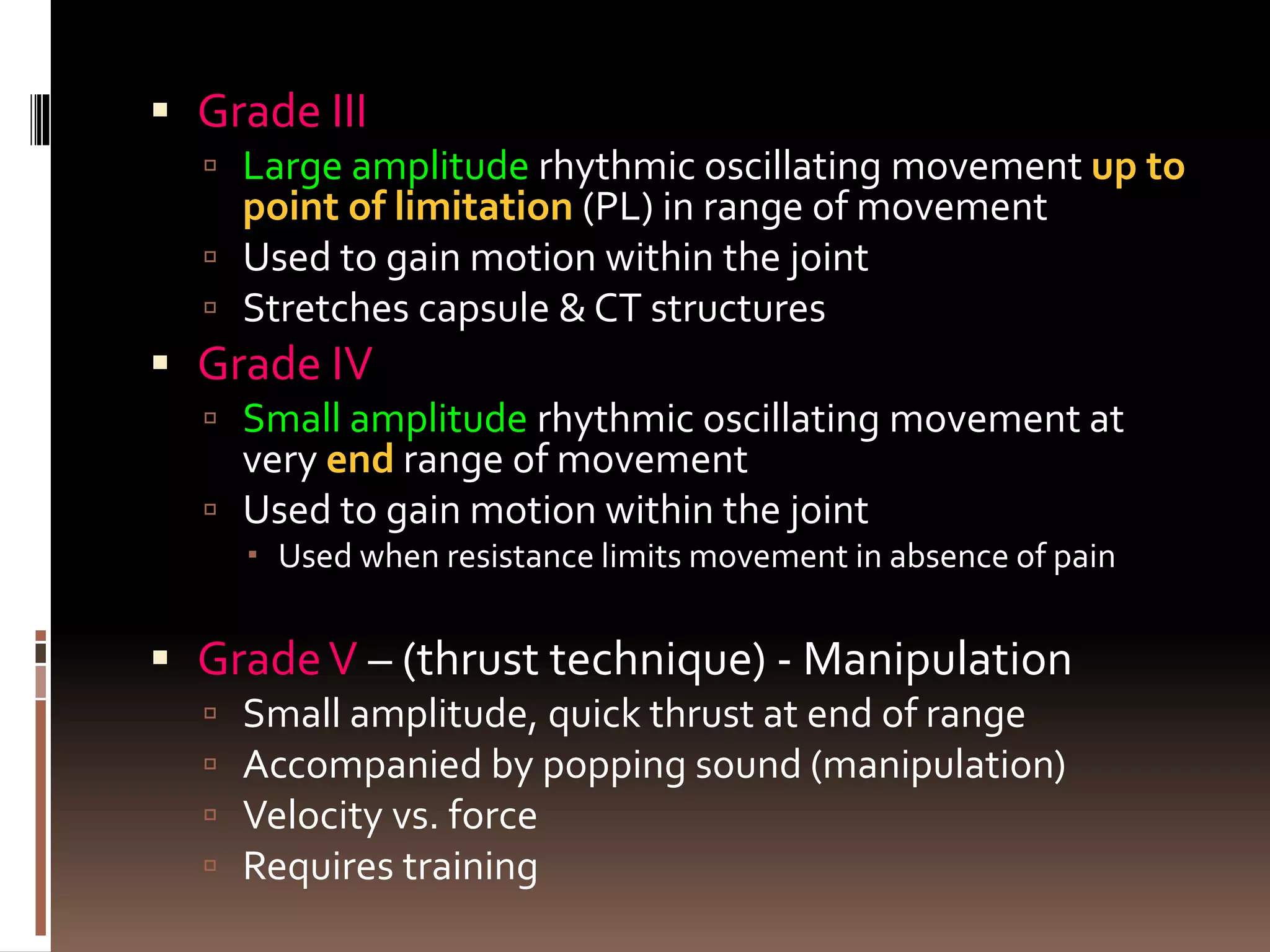 Joint mobilization | PPT