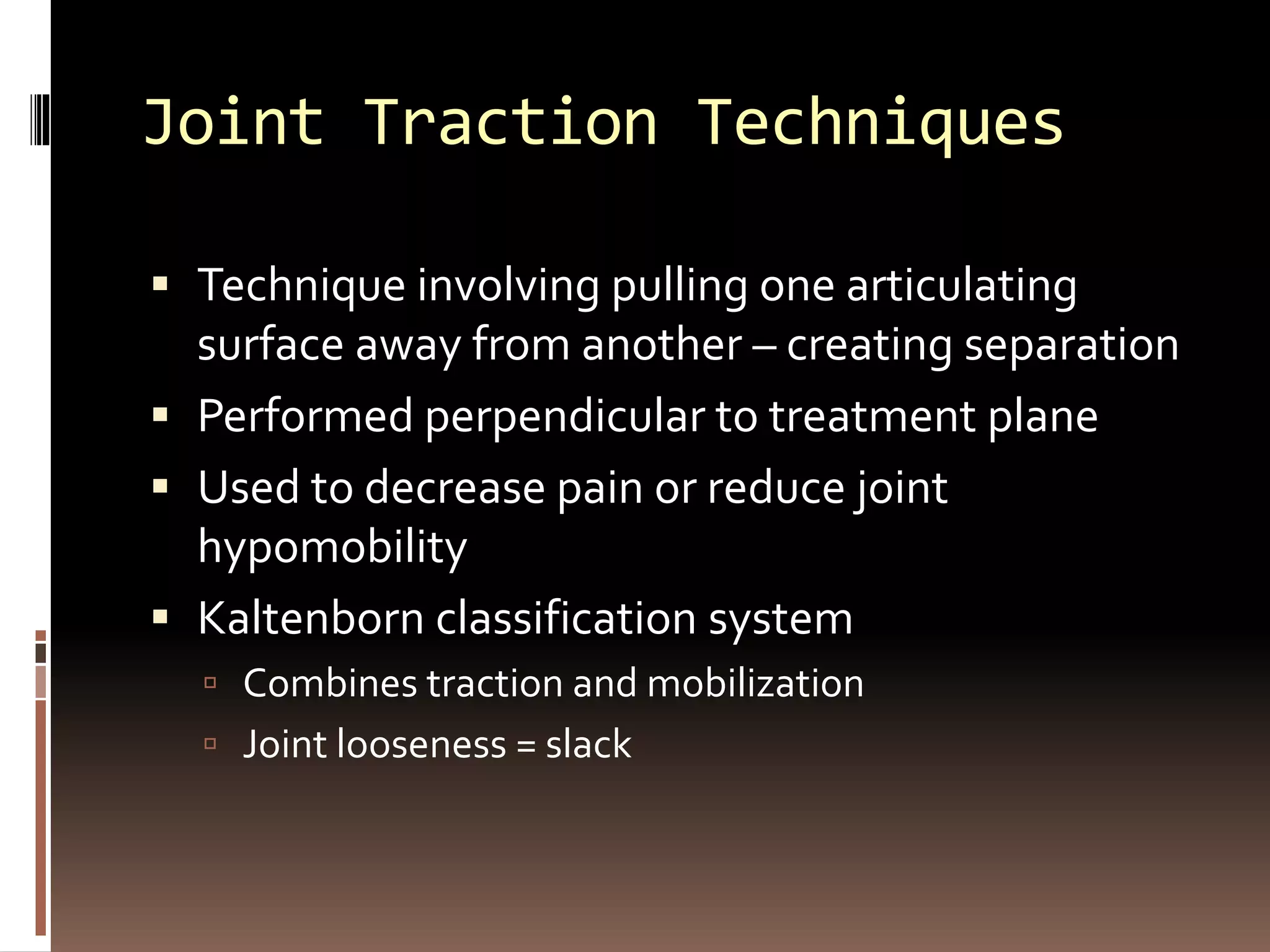 Joint mobilization | PPT