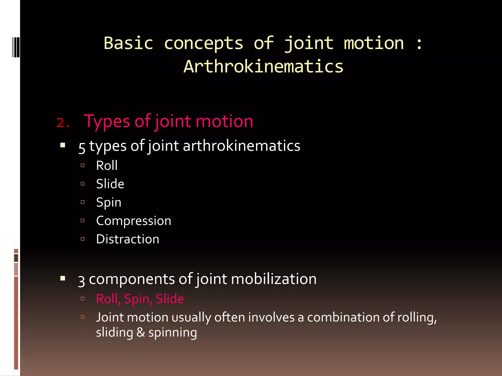 Joint mobilization | PPT