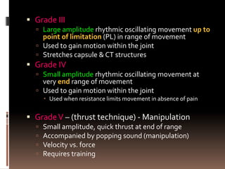 Joint mobilization | PPT
