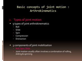 Joint mobilization | PPT