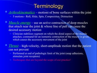 Joint mobilization techniques for physiotherapy students | PPT