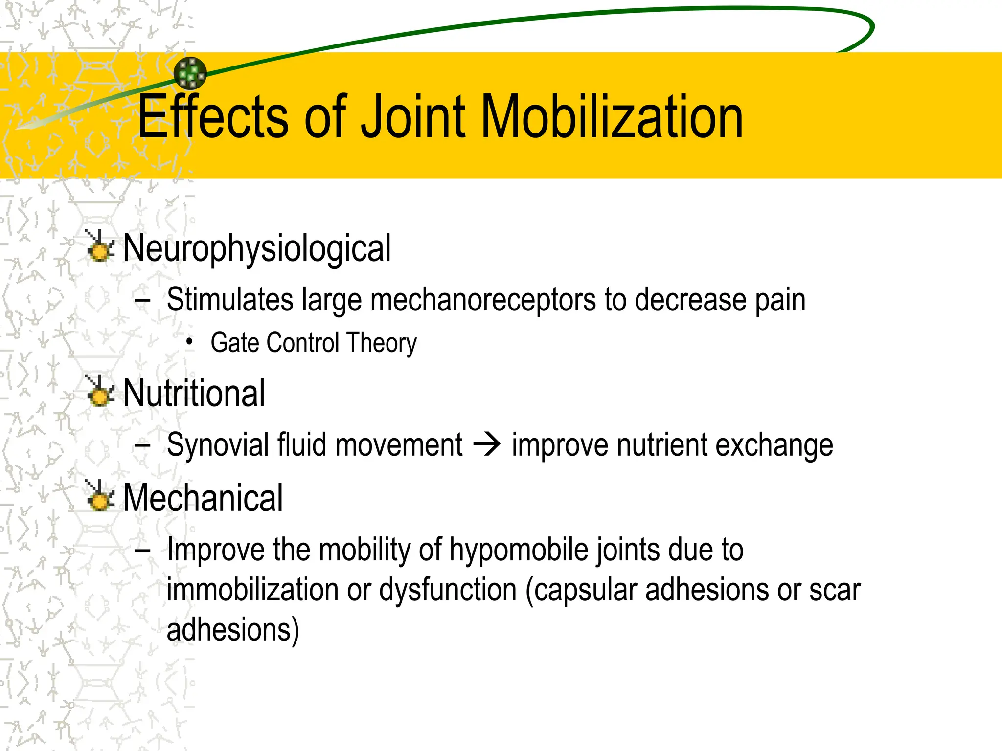 Joint mobilization and it's classification | PPT