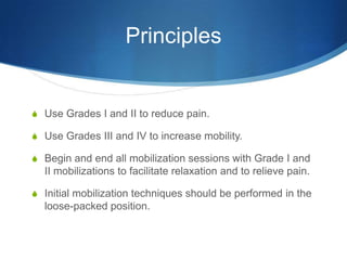 Joint Mobilization Review | PPTX