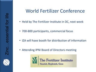 Zinc Fertilizer Program | PPT