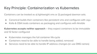Joint OpenStack Kubernetes Environment (OpenStack Summit) | PPT
