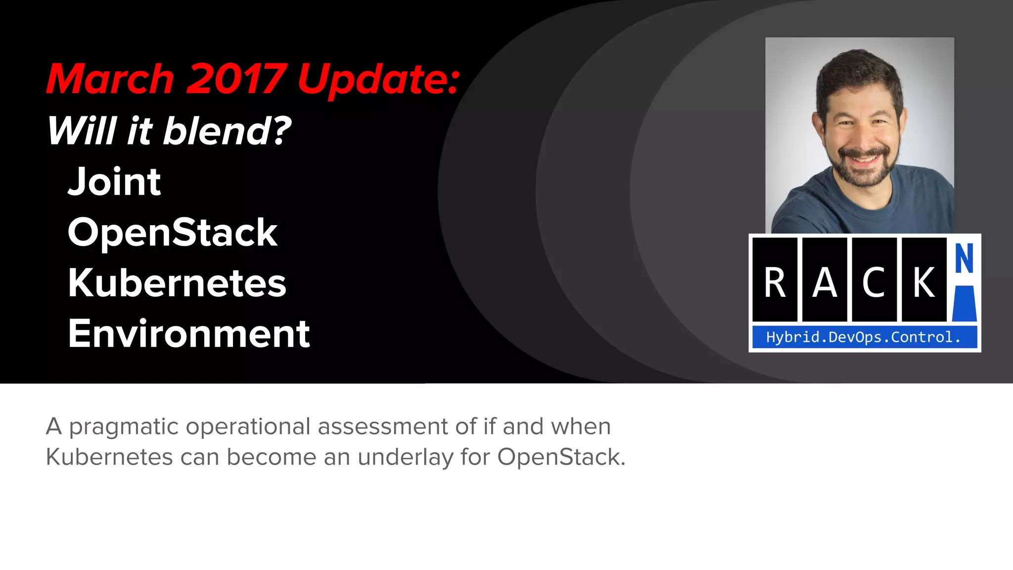 Joint OpenStack Kubernetes Environment (March 17 update) | PDF