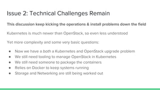 Joint OpenStack Kubernetes Environment (March 17 update) | PDF