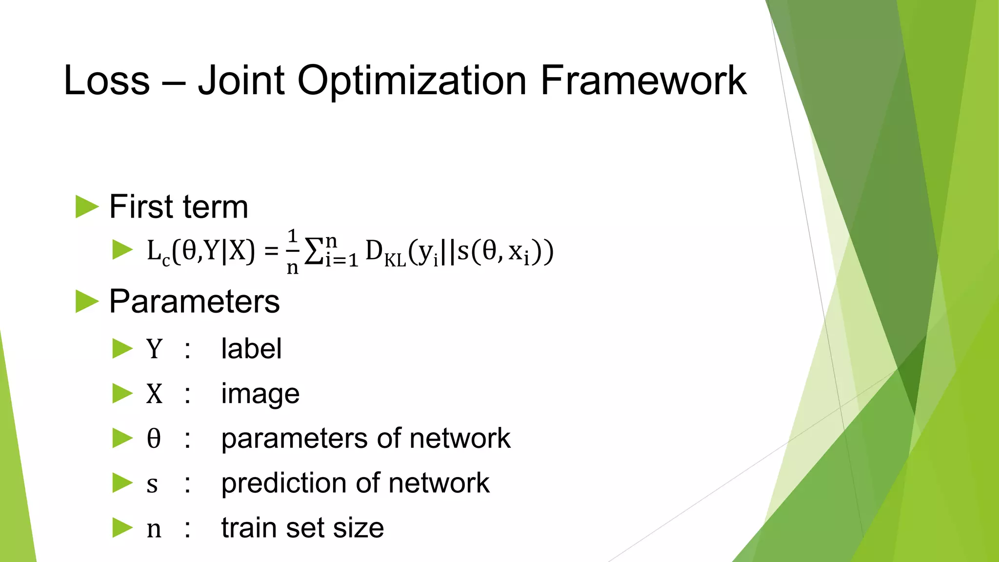 Joint optimization framework for learning with noisy labels | PPTX