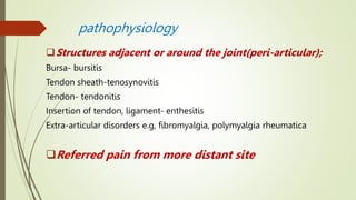 Joint pain and it's management .pptx