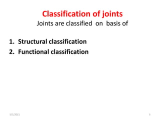 Joints and its type | PPTX