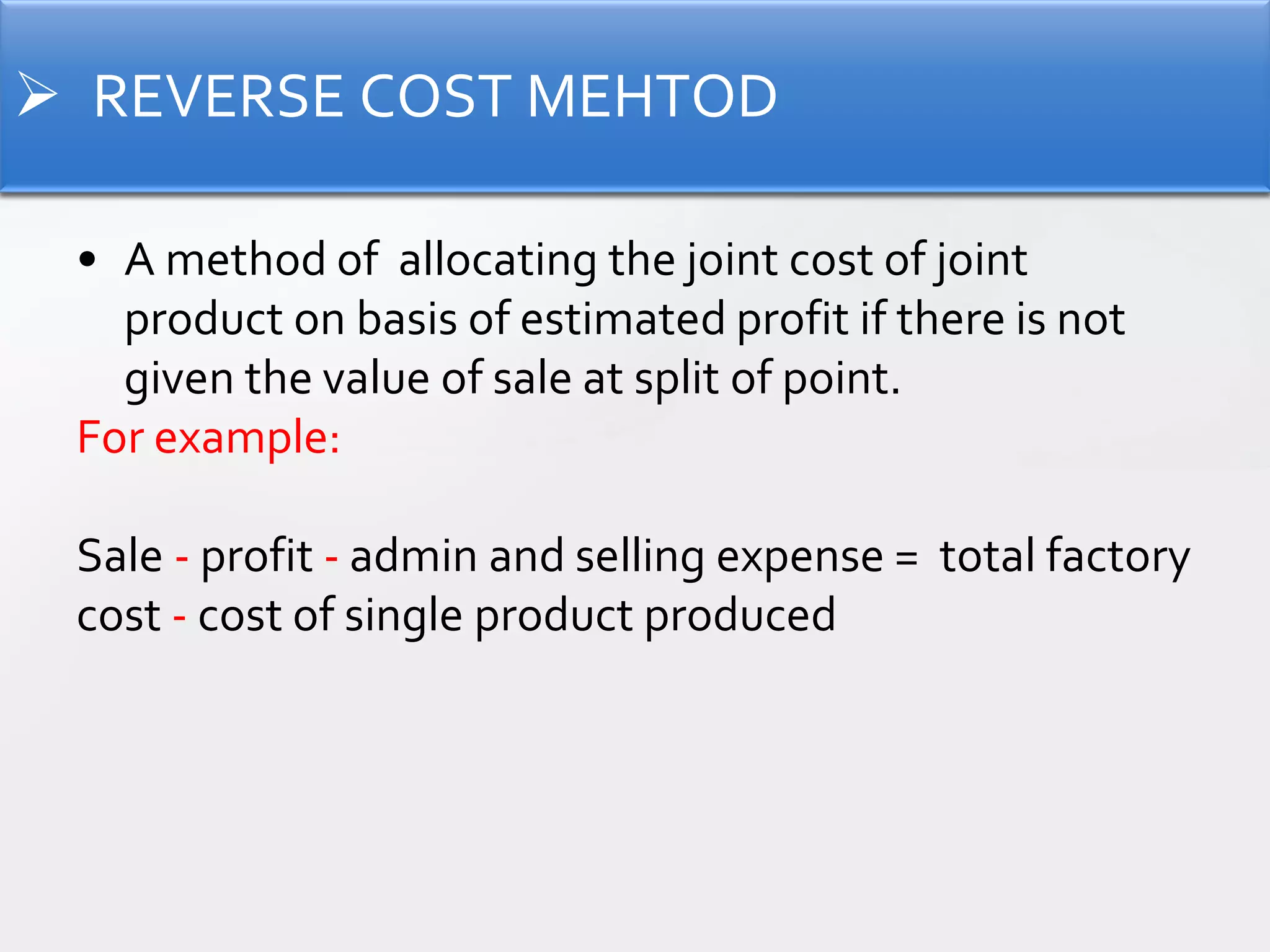 Joint product and by product costing | PDF | Business and Finance