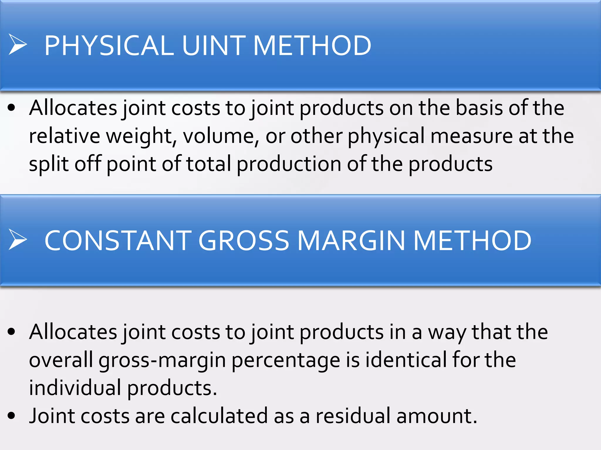 Joint product and by product costing | PDF