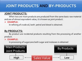 Joint product and by product costing | PDF