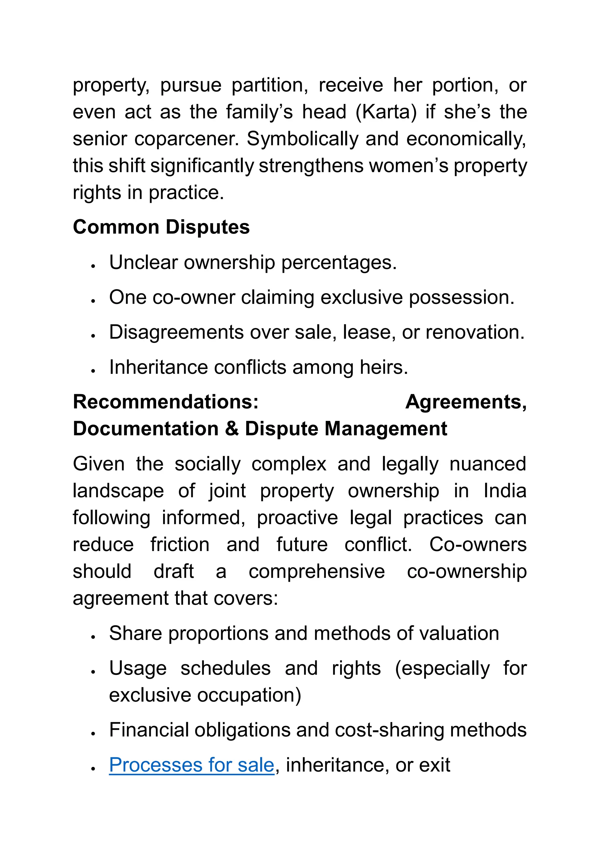 Joint Property Ownership in India: Types, Rights, Rules, Disputes ...