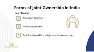 Joint Property Ownership in India for Nris | PPTX