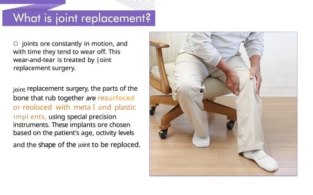 Joint Replacement.pptx for bsn nursing students | PPT
