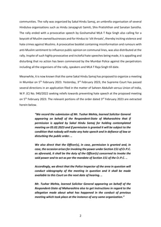 Joint Representation to police commissioner mumbai.pdf