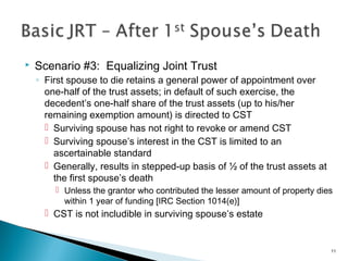Joint Revocable Trusts Update | PPT | Life Insurance | Insurance