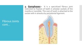 joints of human beings with different types | PPT