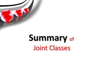 Joints | PPTX