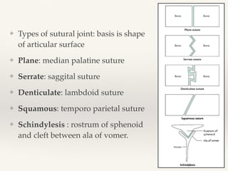 Classification of joints & joint mechanics | PDF
