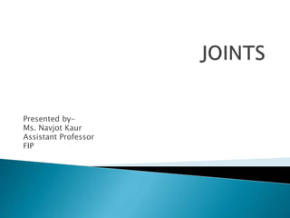 Joints | PPT