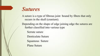 Joints and its classification | PPTX