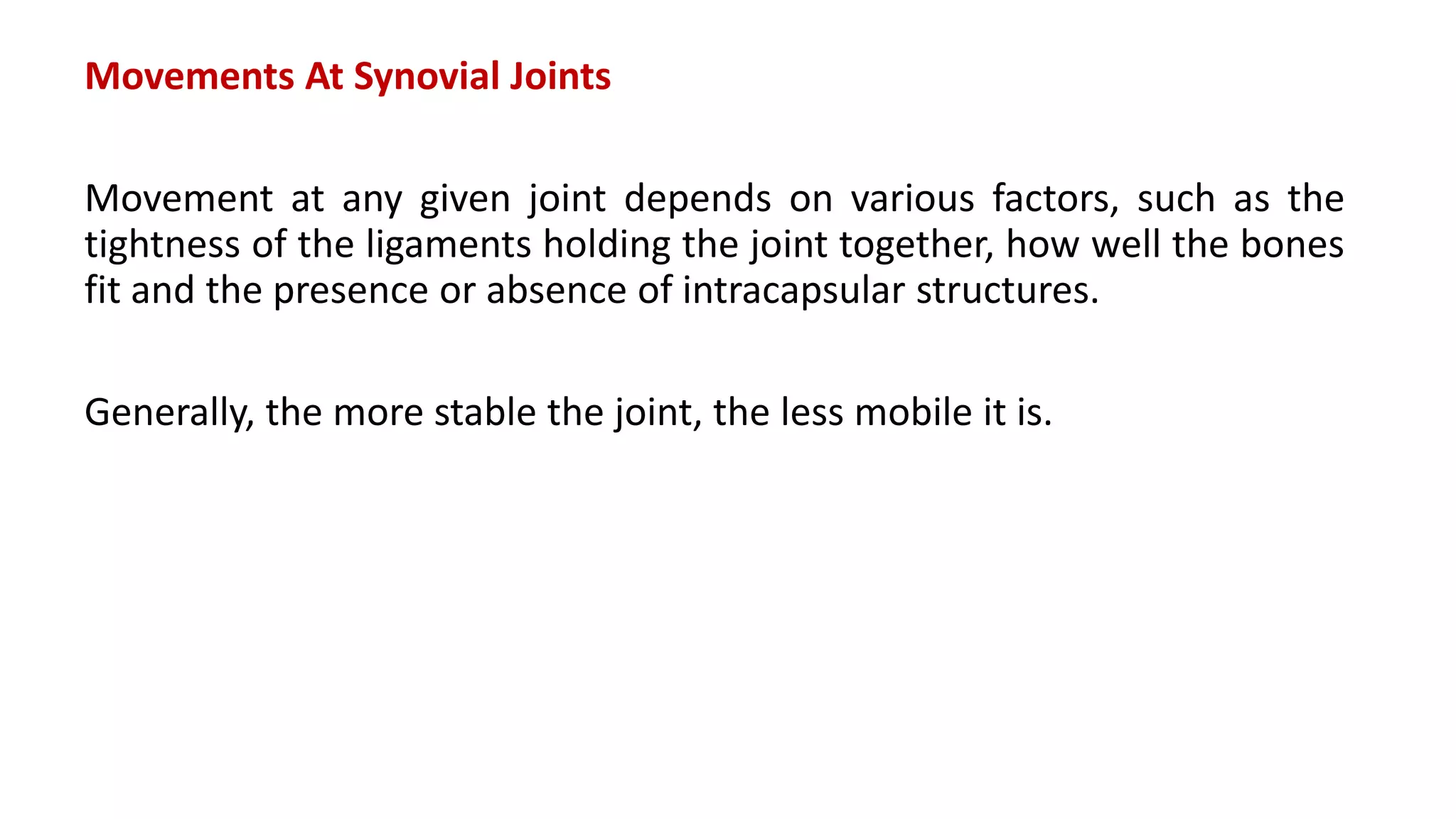 Joints | PPTX