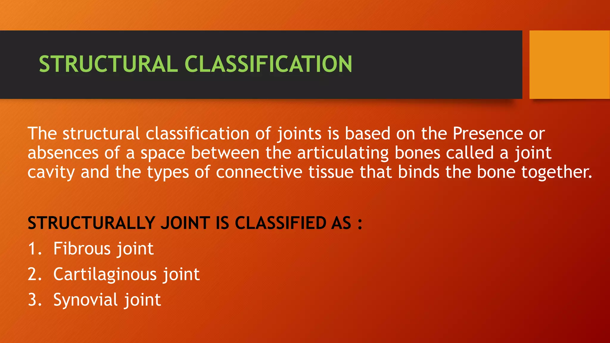 Joints and movement | PPTX