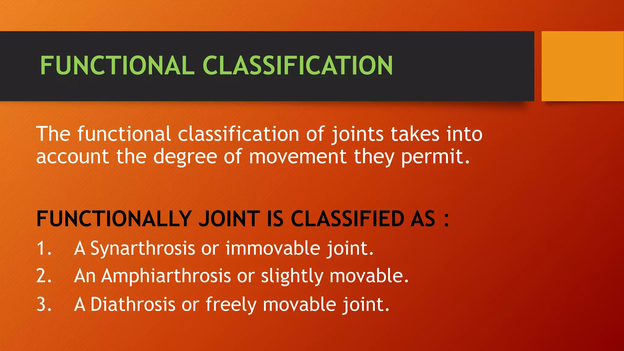 Joints and movement | PPTX