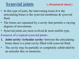 Joints (arthrology) | PPT