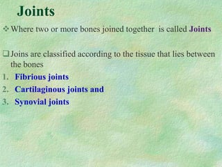 Summery of the Anatomy Joints | PPT