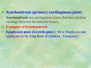 Summery of the Anatomy Joints | PPT
