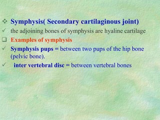 Summery of the Anatomy Joints | PPT