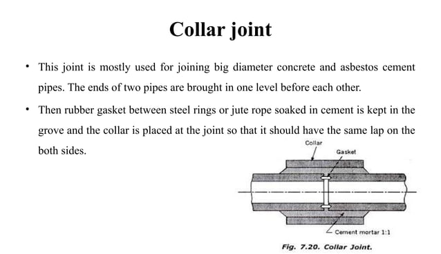 Water Pipe joints processes and spigot joint.pptx