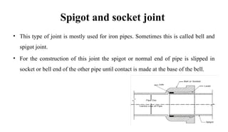 Water Pipe joints processes and spigot joint.pptx