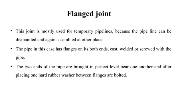 Water Pipe joints processes and spigot joint.pptx