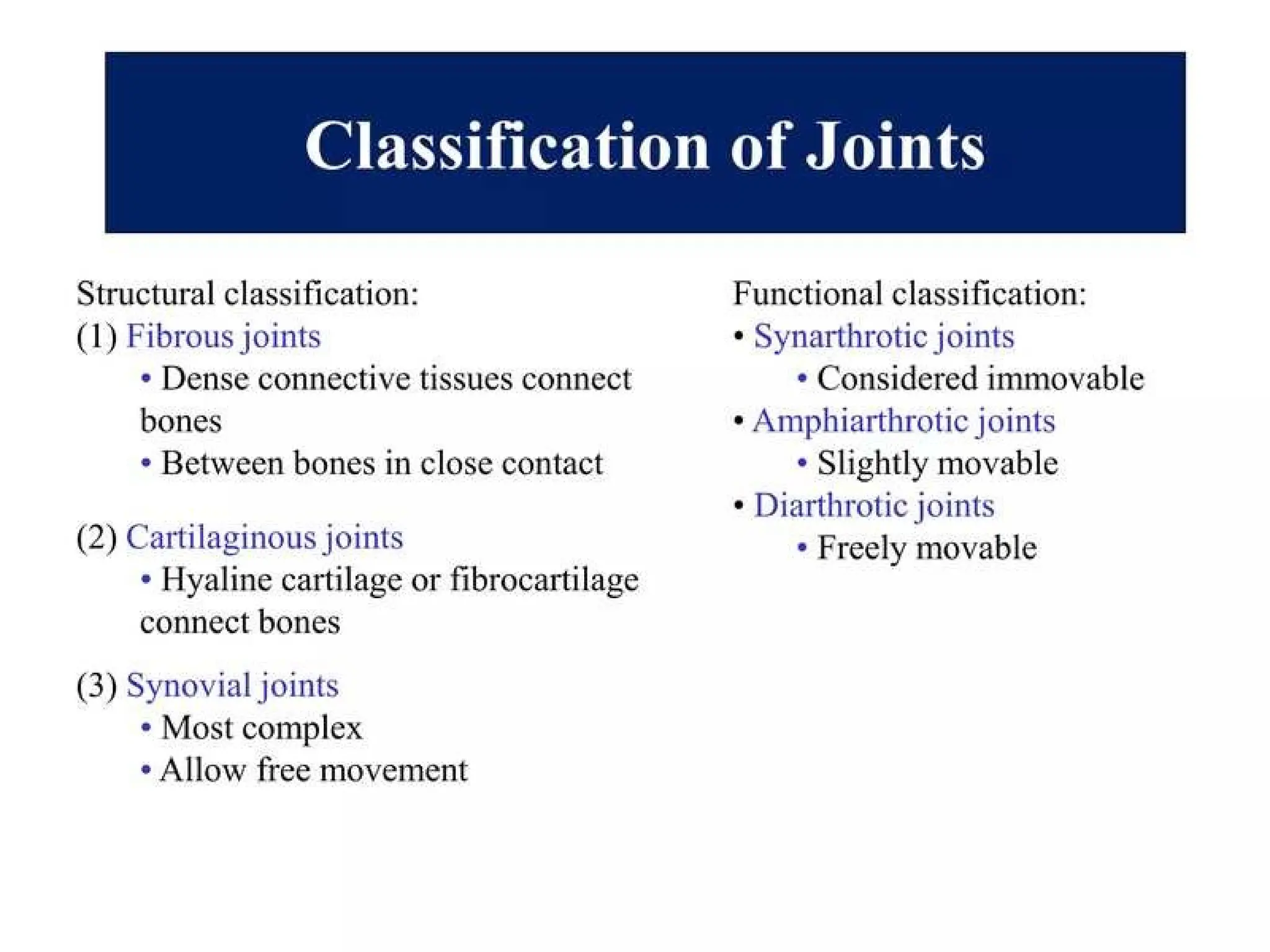 joints.ppt unit II b pharm I yr human anatomy and physiology | PPT