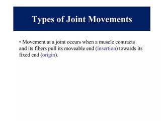 joints.ppt unit II b pharm I yr human anatomy and physiology | PPT