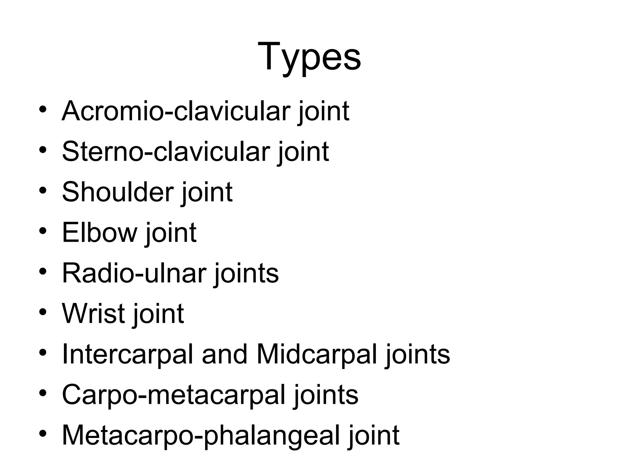 Joints of-upper-limb | PPT
