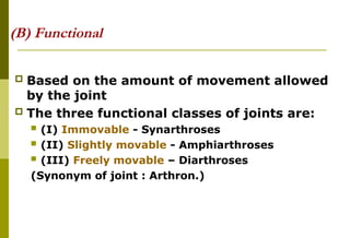 Human anatomy classification Of joint 1.ppt